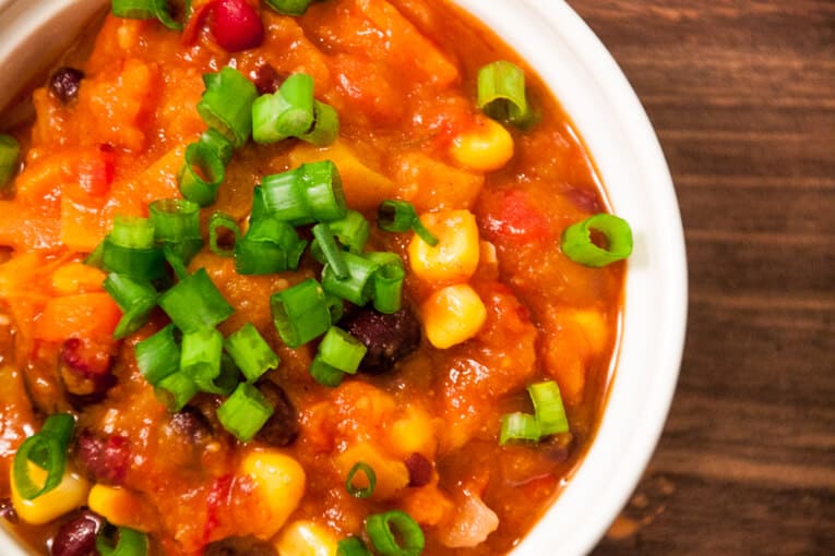 Vegan Butternut Squash Chili - The Picky Eater