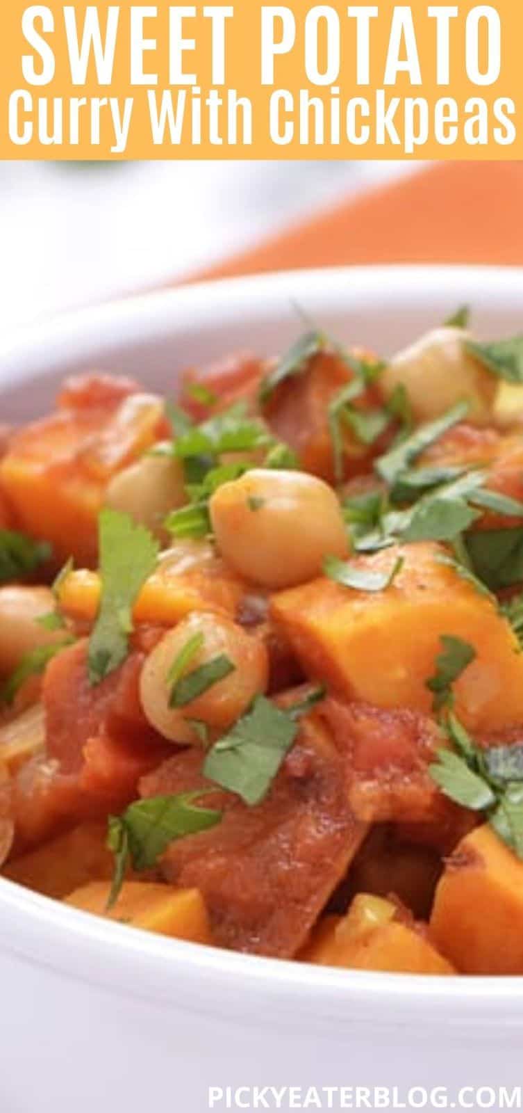 Healthy Food: Sweet Potato and Chickpea Curry