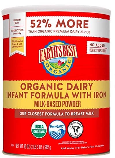 Baby’s Only vs. Earth’s Best: Which Baby Formula is Better? | The Picky ...