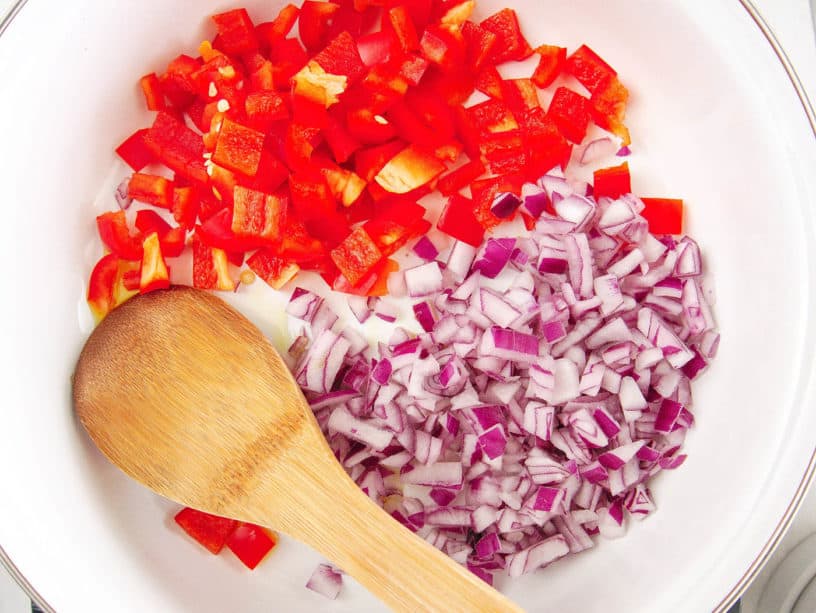 Vegetarian Stew Recipe with Beans and Rice - The Picky Eater