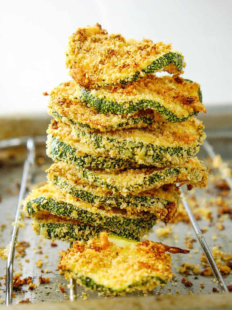 Courgette Chips With Parmesan (Baked Zucchini Chips) | The Picky Eater