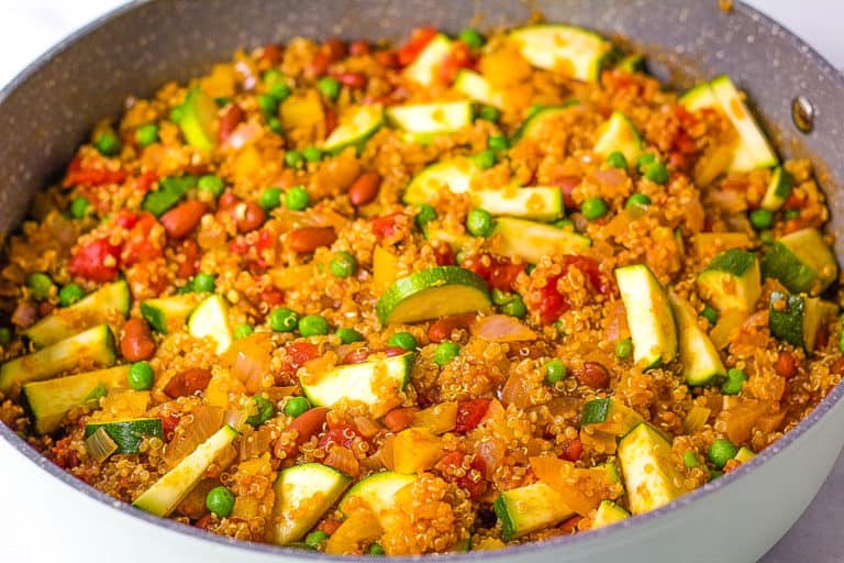 Vegetarian Quinoa Paella (Healthy, One-Pan) | The Picky Eater