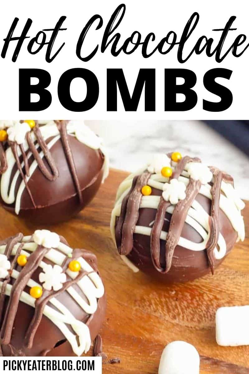 Hot Chocolate Bombs with Marshmallows | The Picky Eater
