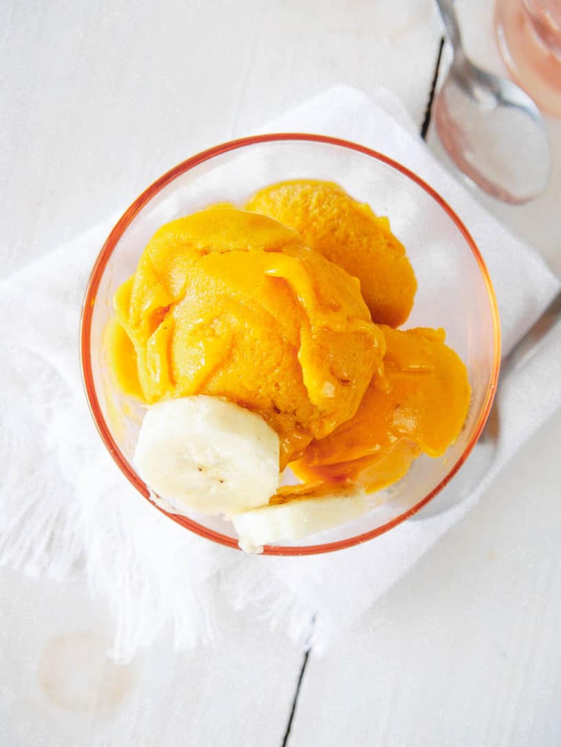 Mango Nice Cream (Healthy, Vegan) | The Picky Eater
