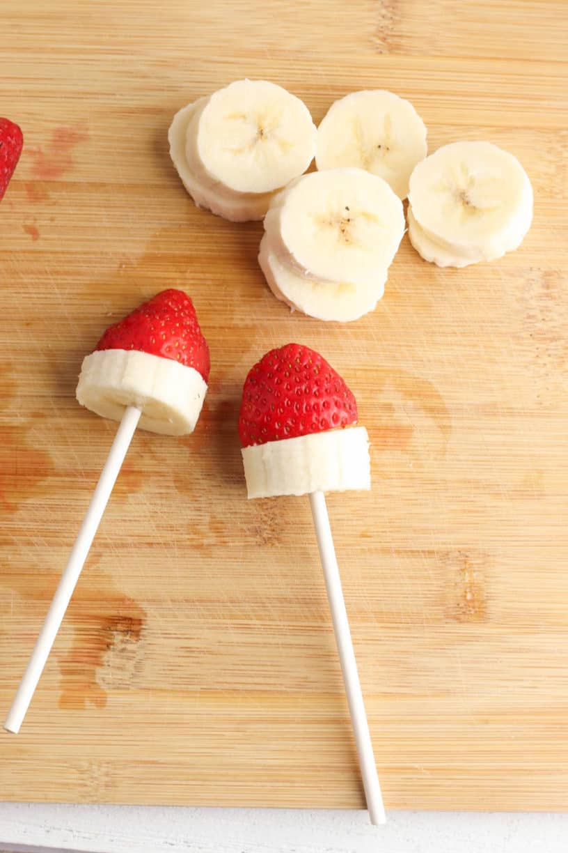 Strawberry Santa Hats (Kid-Friendly) | The Picky Eater