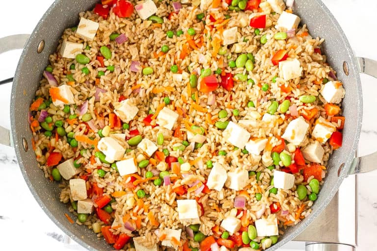 Tofu Fried Rice (Healthy,20-Minute Meal) | The Picky Eater