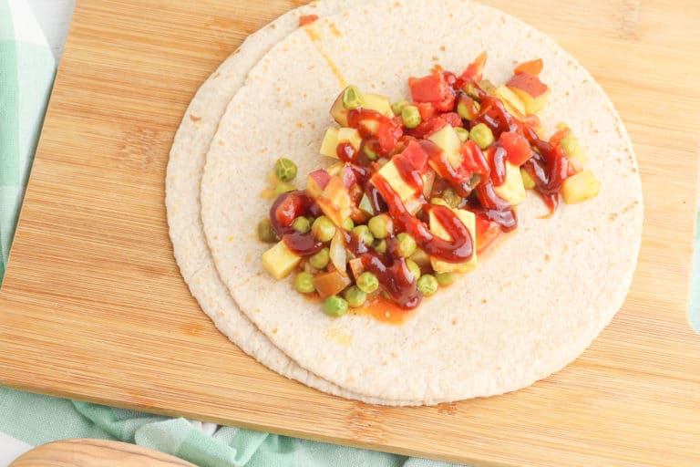 Samosa Wraps with Tamarind Chutney | The Picky Eater