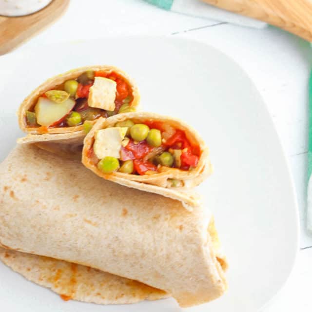 Samosa Wraps with Tamarind Chutney | The Picky Eater