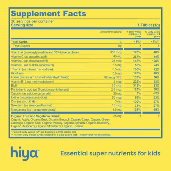 Hiya Vitamins Review: A Better Children's Multivitamin - The Picky Eater