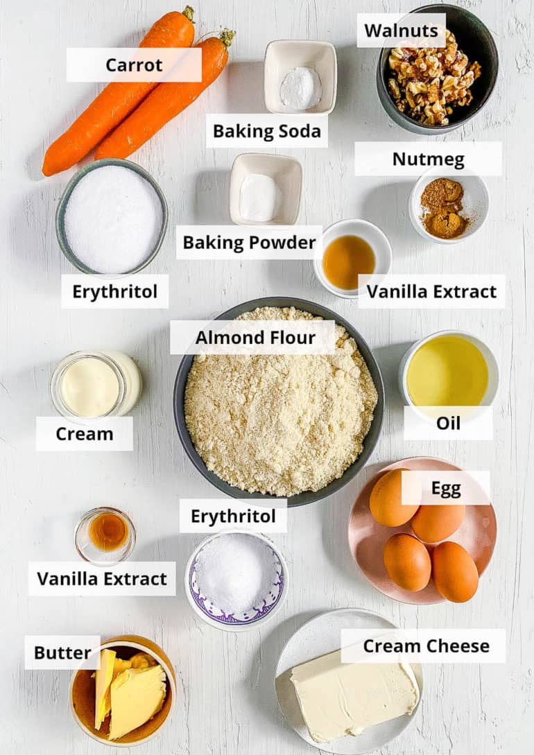 Keto Carrot Cake (Low Carb, Sugar Free Recipe!) | The Picky Eater