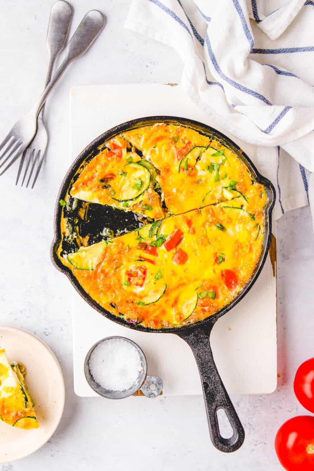 Courgette Frittata (Zucchini Frittata Recipe!) | The Picky Eater