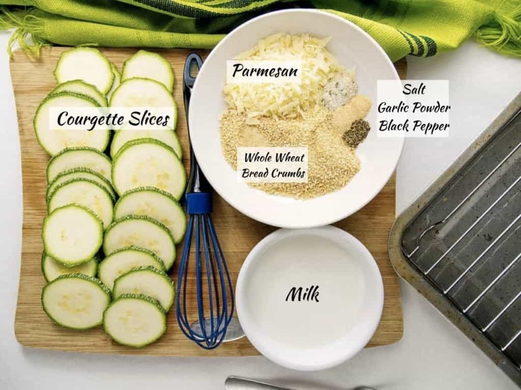 Courgette Chips With Parmesan (Baked Zucchini Chips) | The Picky Eater