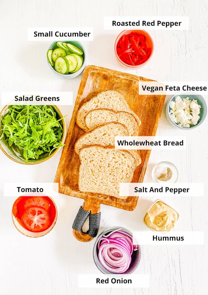 Panera Mediterranean Veggie Sandwich (Copycat Recipe) | The Picky Eater