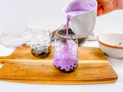 Taro Milk Tea (Bubble Milk Tea Recipe) | The Picky Eater