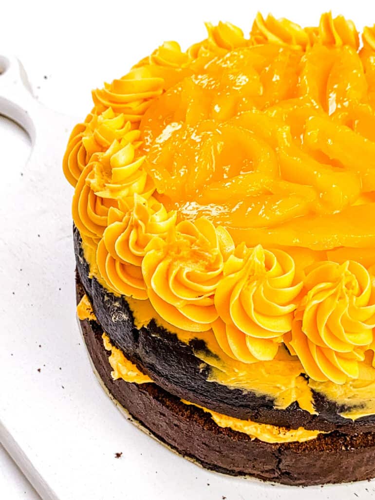Chocolate Mango Cake | The Picky Eater