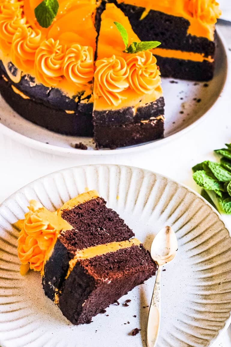 Chocolate Mango Cake | The Picky Eater