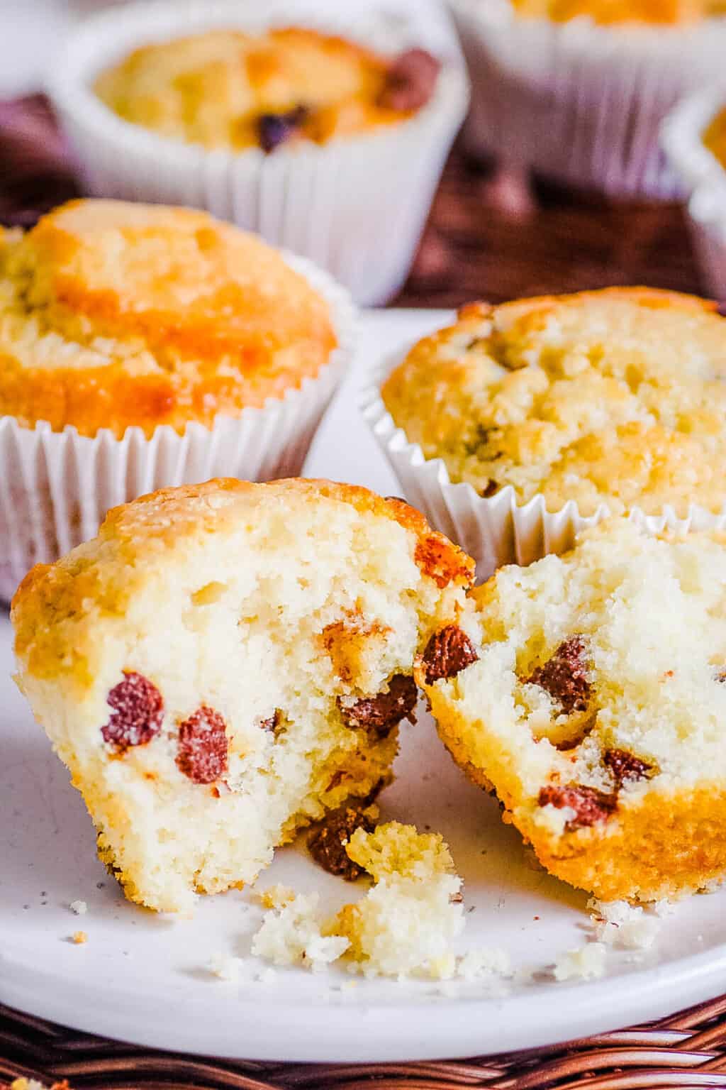 Vegan Chocolate Chip Muffins | The Picky Eater