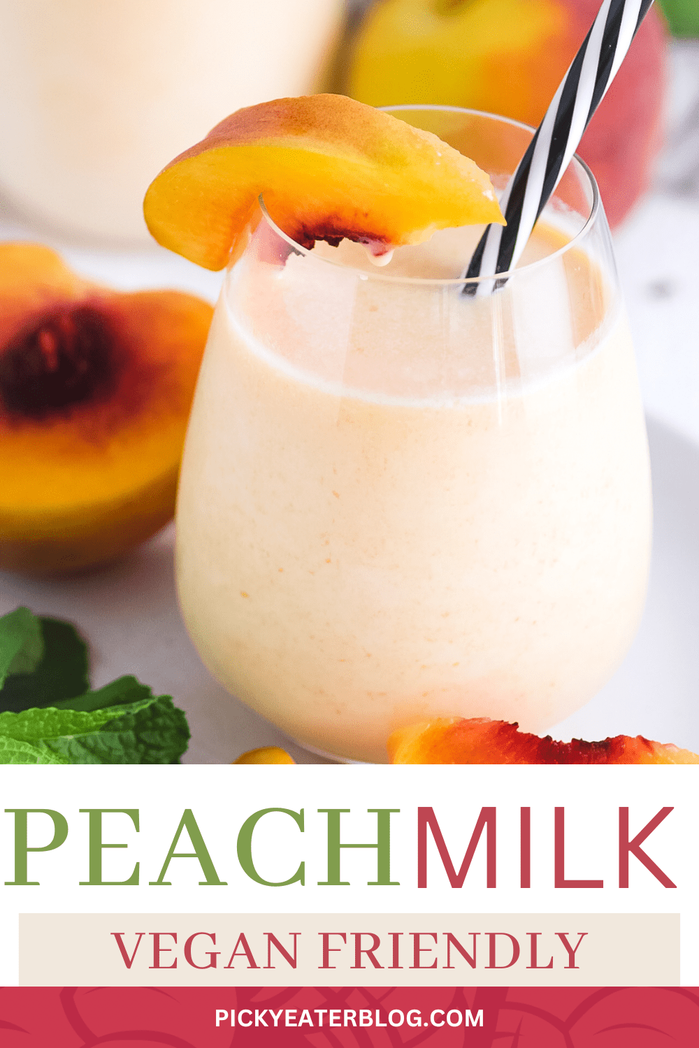 Peach Milk | The Choosy Eater - Doctor Woao