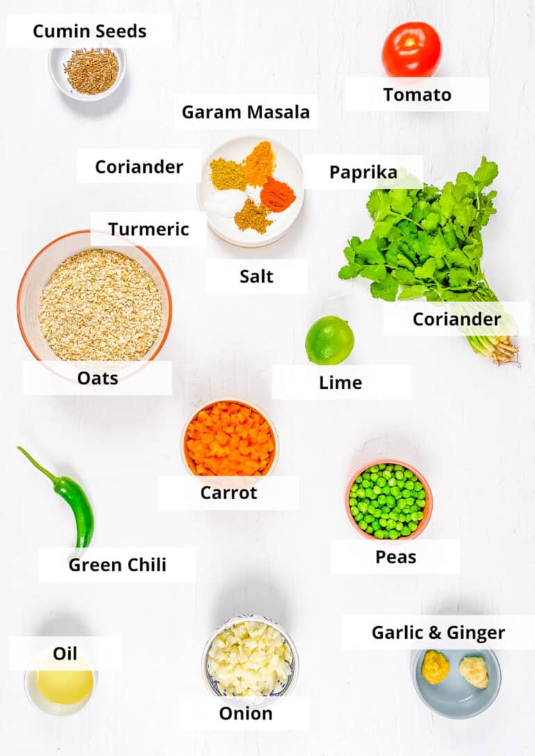 Masala Oats | The Picky Eater