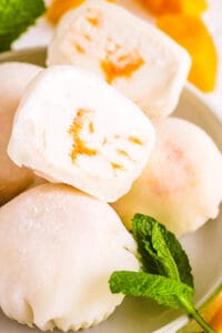 Mango Mochi Ice Cream - A Bite Sized Treat! | The Picky Eater