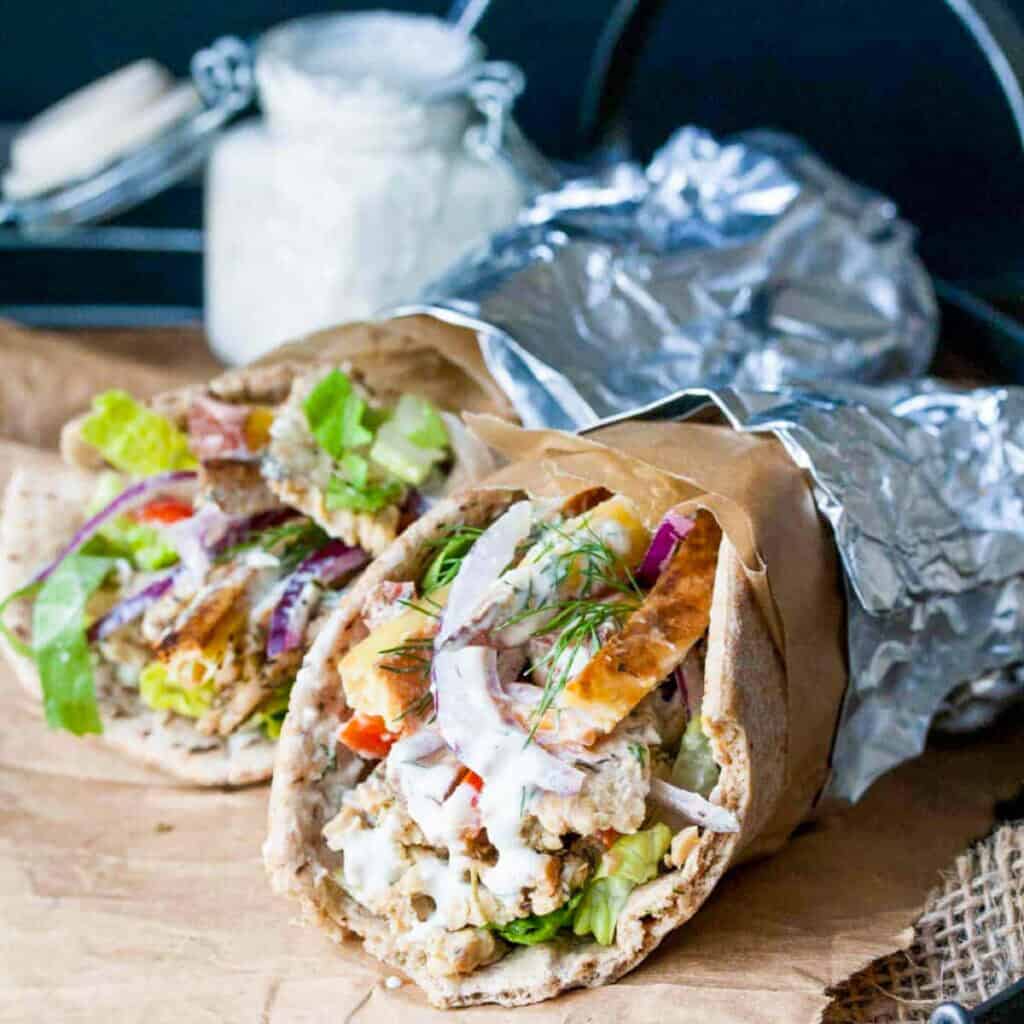 Vegan Tempeh Gyros | The Picky Eater