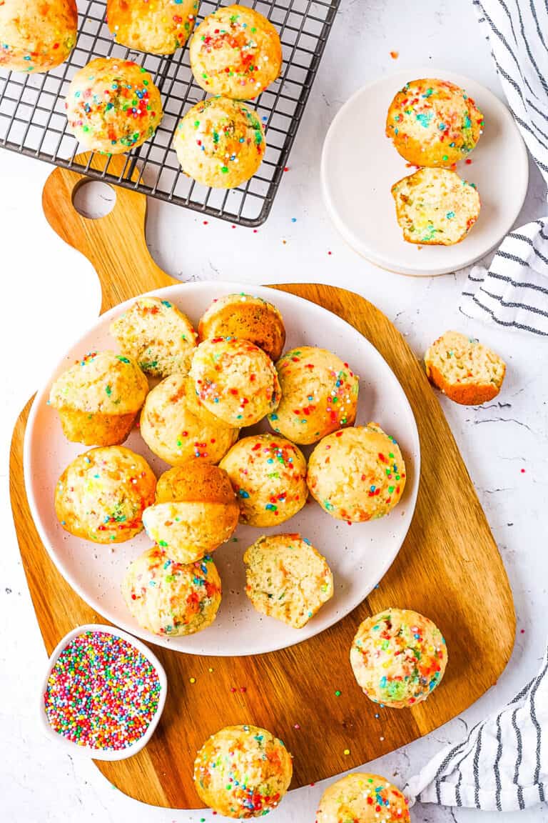 Birthday Cake Muffins | The Picky Eater