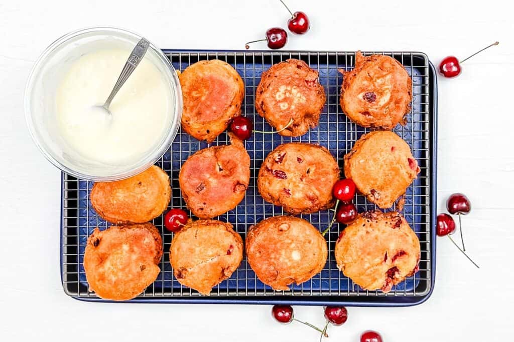 Cherry Fritters - The Picky Eater