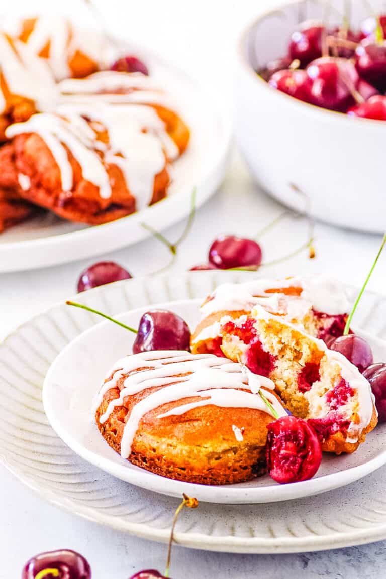 Cherry Fritters - The Picky Eater