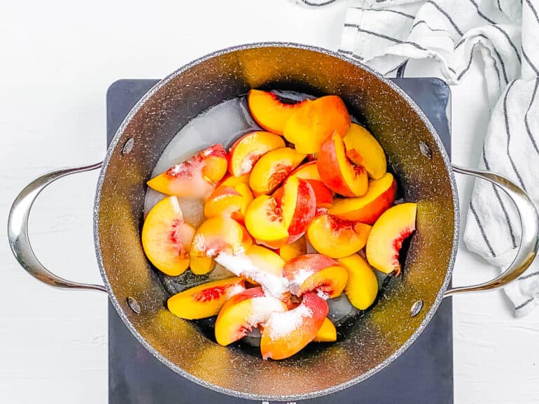 Peach Simple Syrup | The Picky Eater