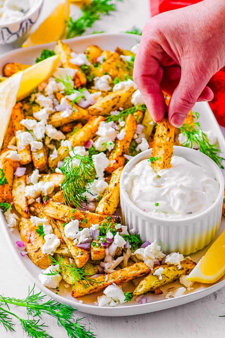 Greek Fries | The Picky Eater