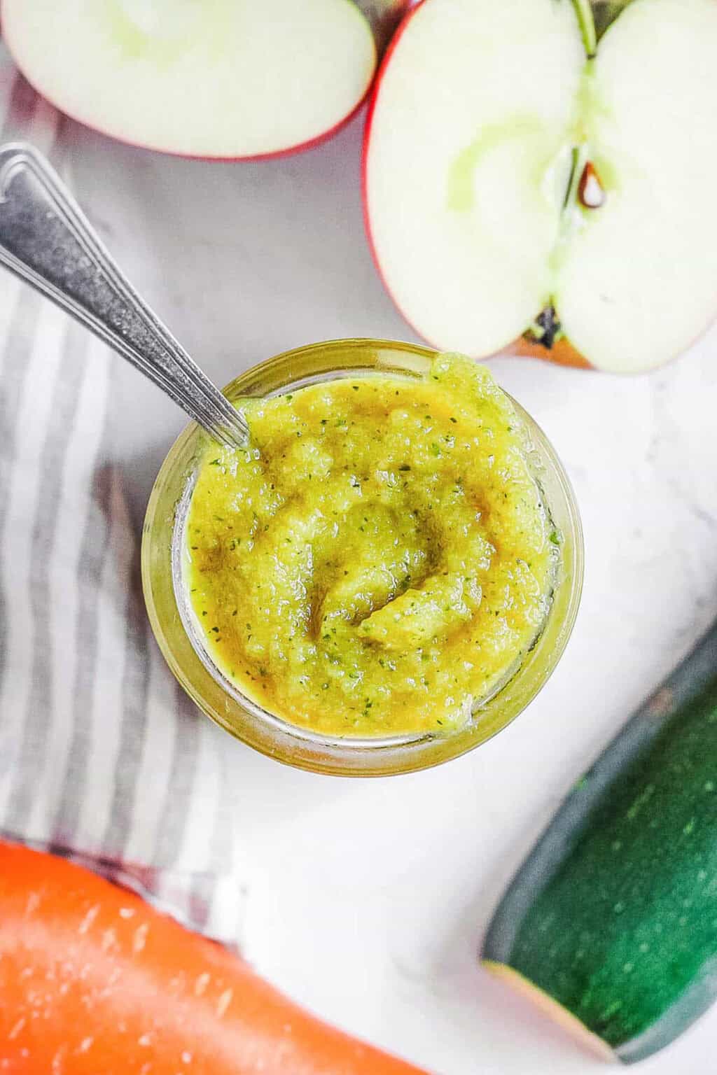 Zucchini Baby Food Puree | The Picky Eater